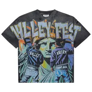 VALE FOREVER Bling Graffiti Tee - Black