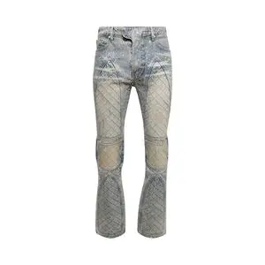 WHO DECIDES WAR BY EV BRAVADO Studded Moto Denim