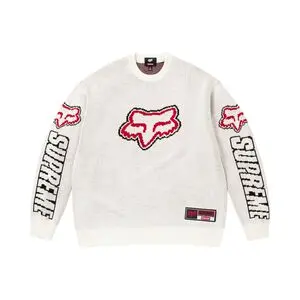 Supreme X Fox Racing Sweater - White | Editorialist