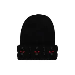 MELROSE HIGH Crown Of Cairo Beanie - Black