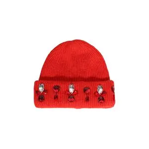 MELROSE HIGH Crown Of Cairo Beanie - Red