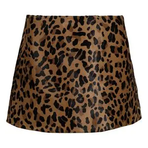Alaïa Printed Skirt - Tan