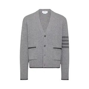 Thom Browne Milano Stitch V-neck Cardigan