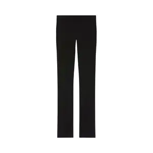 COURREGES Double Hem Interlock Pants - Black