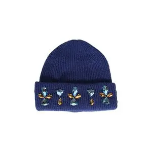 MELROSE HIGH Crown Of Cairo Beanie - Blue