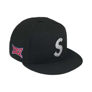 Supreme Swarovski S Logo New Era Cap - Black
