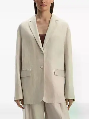 12 STOREEZ Tailored Linen Blazer