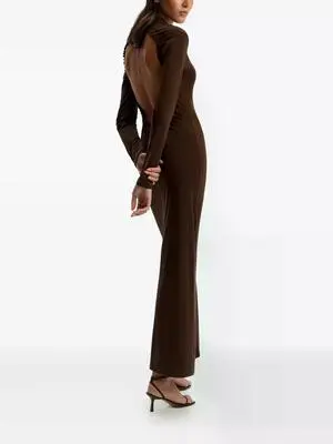 12 STOREEZ Open-back Maxi Dress