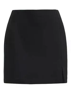 12 STOREEZ Crepe Mini Skirt