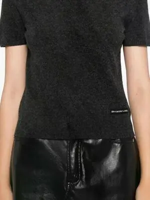Alexander Wang Logo-patch Top