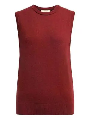 12 STOREEZ Sleeveless Cashmere Top