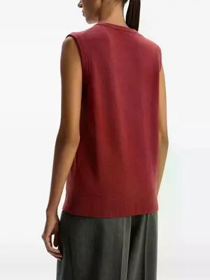 12 STOREEZ Sleeveless Cashmere Top