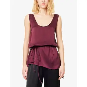 Dissh Lettie Belted Silk Top