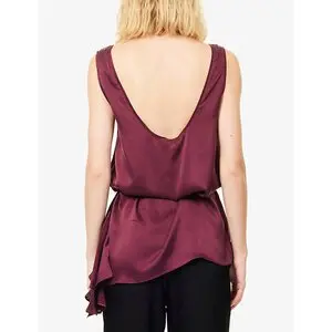 Dissh Lettie Belted Silk Top