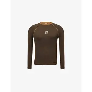 Loewe X On Striped Jersey Top - Toffee