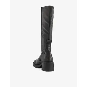 MIISTA Margit Leather Heeled Knee-high Boots