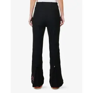 Perfect Moment Aurora High-rise Flared Softshell Ski Trousers - Pm Black