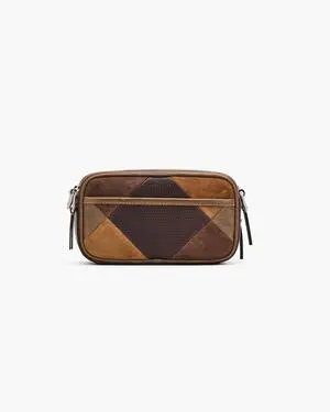 Marc Jacobs The Suede Patchwork Snapshot - Brown Multi