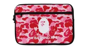 A BATHING APE Abc Camo 13 Inch Pc Case - Pink