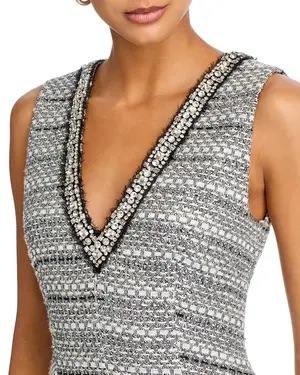Veronica Beard Odele Embellished Mini Dress