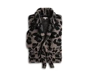 Barefoot Dreams Cozychic Exploded Leopard Robe Exclusive