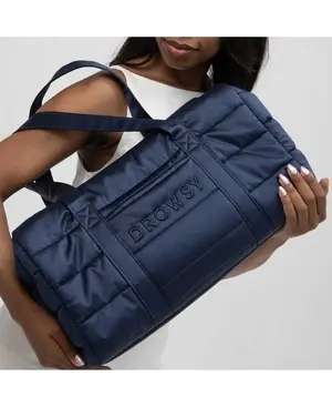 DROWSY Silk Weekender Travel Bag - Midnight Blue
