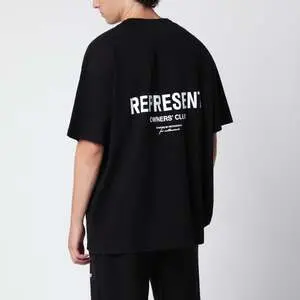 REPRESENT Cotton T-shirt With Logo - Black