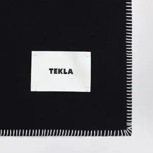 TEKLA Dark Wool Blanket 130x180