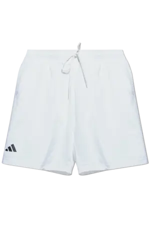 Adidas Logo-printed Shorts - White