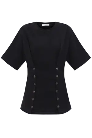 LANVIN T-shirt With Appliqués