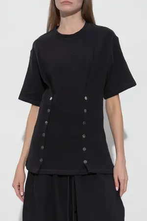 LANVIN T-shirt With Appliqués