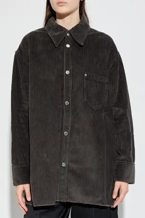 Ami Corduroy Button-up Shirt