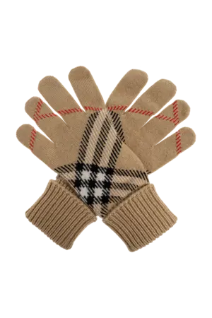 Burberry Cashmere Gloves - Beige