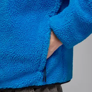 JORDAN Flight High Pile Shearling Jacket - Blue