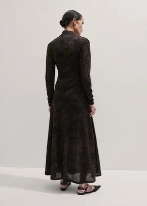 ME+EM Moonlight Snake Print Maxi Dress + Slip