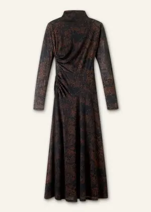 ME+EM Moonlight Snake Print Maxi Dress + Slip