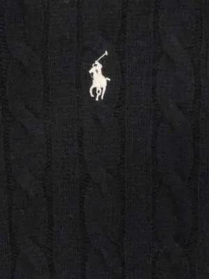 Polo Ralph Lauren Wool And Cashmere Blend Sweater - Black