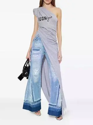 Dsquared2 One-shoulder Split Dress