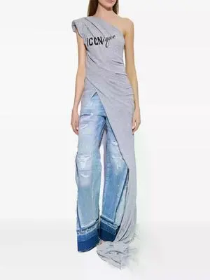 Dsquared2 One-shoulder Split Dress