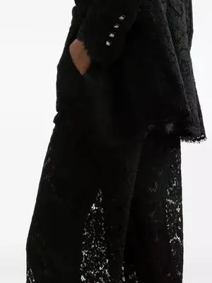 Dolce & Gabbana Lace Detailing Trousers