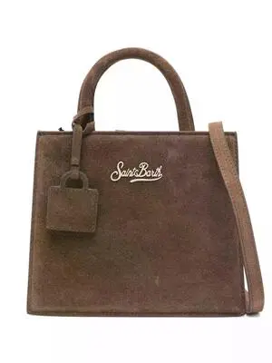 MC2 SAINT BARTH Leather Tote Bag - Brown
