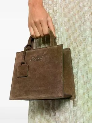 MC2 SAINT BARTH Leather Tote Bag - Brown