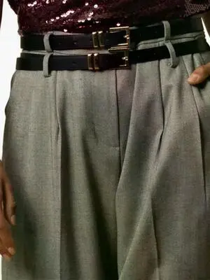 KOCCA Pleated Wide-leg Trousers
