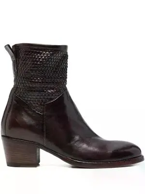 KING TARTUFOLI SHOES 45mm Leather Ankle Boots