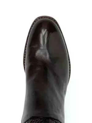 KING TARTUFOLI SHOES 45mm Leather Ankle Boots