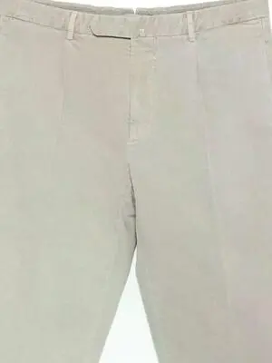 DELL'OGLIO Pleated Trousers - Neutrals