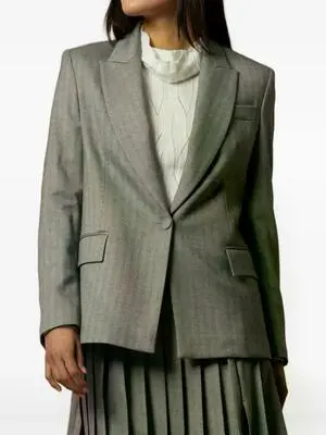 KOCCA Single-breasted Blazer With Notched Lapels