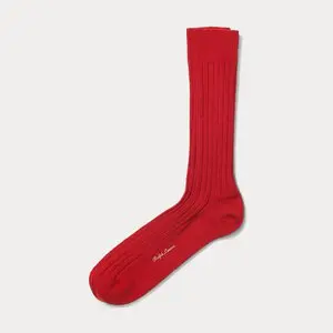 Ralph Lauren Rib-knit Sock - Red