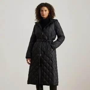 Ralph Lauren Hooded Diamond-quilted Down Maxicoat