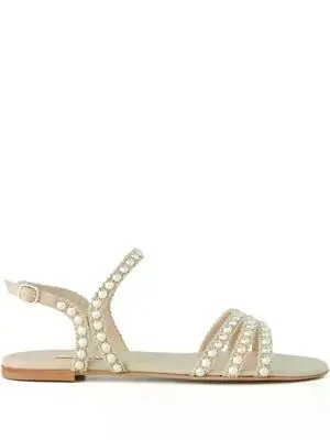 Casadei Stud-embellished Flat Sandals